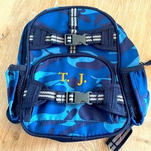 Pottery Barn Kids | Other | Pottery Barn Tj Embroidered Blue Camo ...